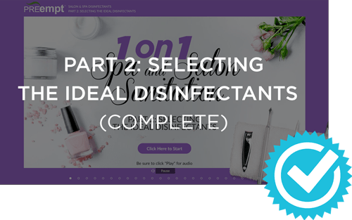 Part 4: Cleaning and Disinfecting with PREempt™ - PREempt™ Online ...